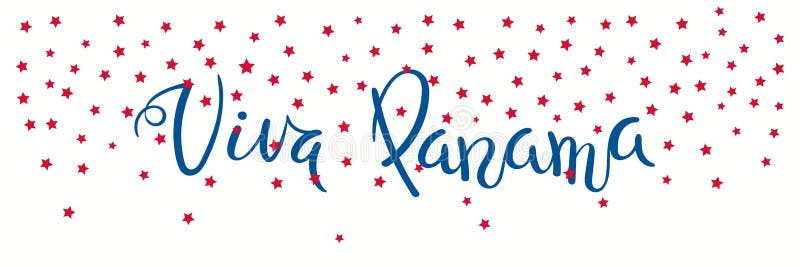 Cita Caligráfica De Las Letras De Panamá Ilustración del Vector ...