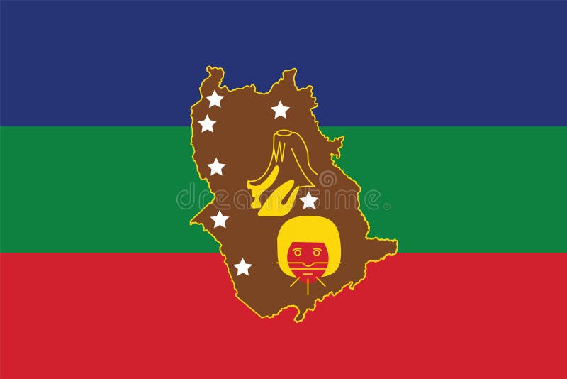 Bandera Del Estado De Amazonas Ilustración del Vector - Ilustración de ...