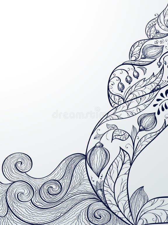 Bandera del mar ilustración del vector. Ilustración de tarjeta - 41123724