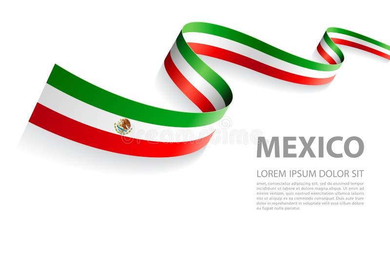 Bandera Del Vector De La Bandera Mexicana Ilustración del Vector ...