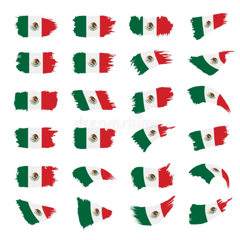Bandera Mexicana, Ejemplo Del Vector Ilustración del Vector ...