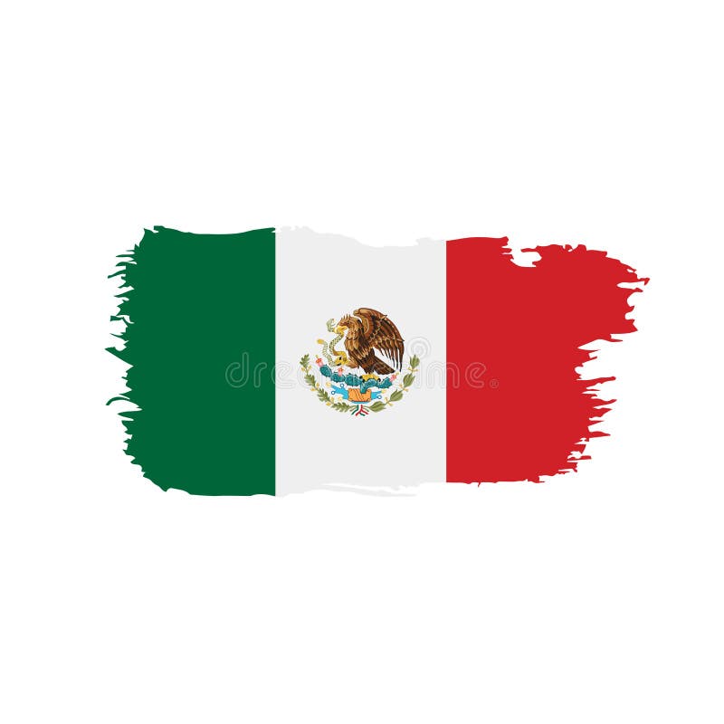 Bandera Mexicana, Ejemplo Del Vector Ilustración del Vector ...