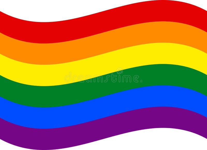 Impresión De La Bandera Del Aislante De La Bandera Del Arco Iris De