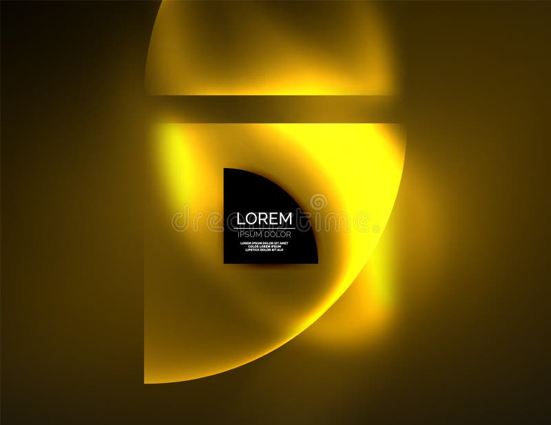 Bandera Redonda Del Vector Abstracto Ilustración del Vector ...