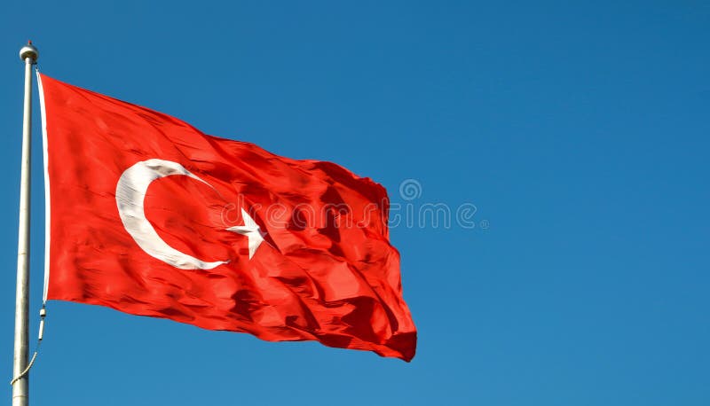 Bandera turca de turquía imagen de archivo. Imagen de independencia ...