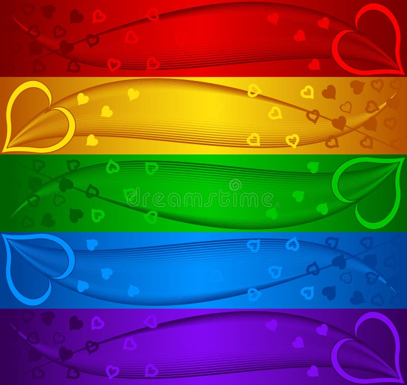 Corazones ilustración del vector. Ilustración de encantador - 12677150