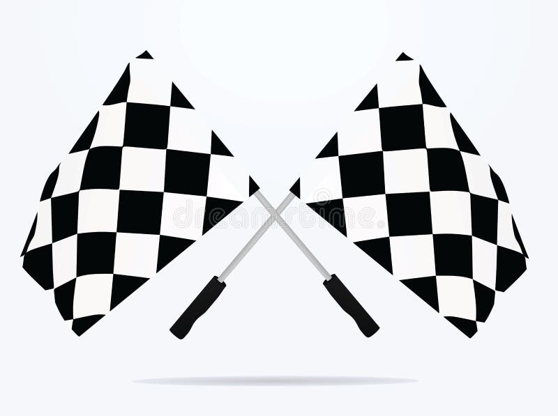 Banderas de la meta ilustración del vector. Ilustración de tela - 114679883