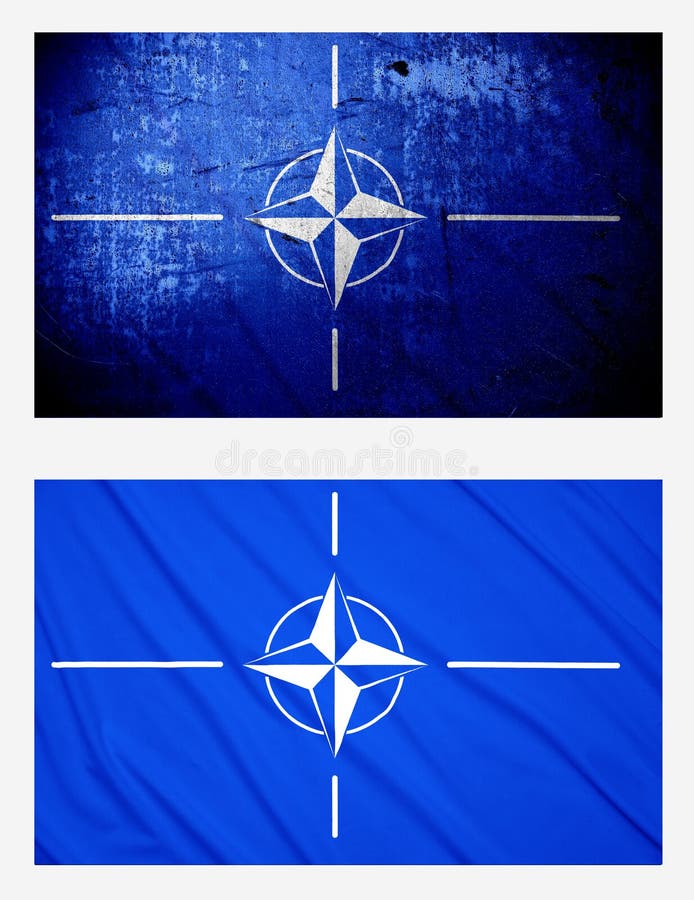 Banderas de la OTAN foto de archivo. Imagen de pintura - 52376564