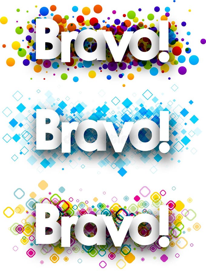 Banderas Del Color Del Bravo Ilustración del Vector - Ilustración de ...