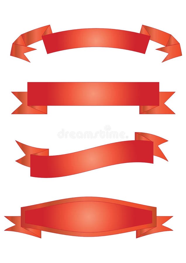 Banderas rojas - vector ilustración del vector. Ilustración de antiguo ...