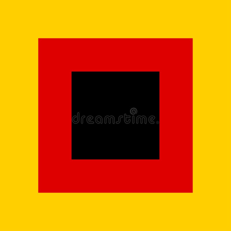 Germany Flag German Symbol Square Tile Decoration Stock Illustration ...