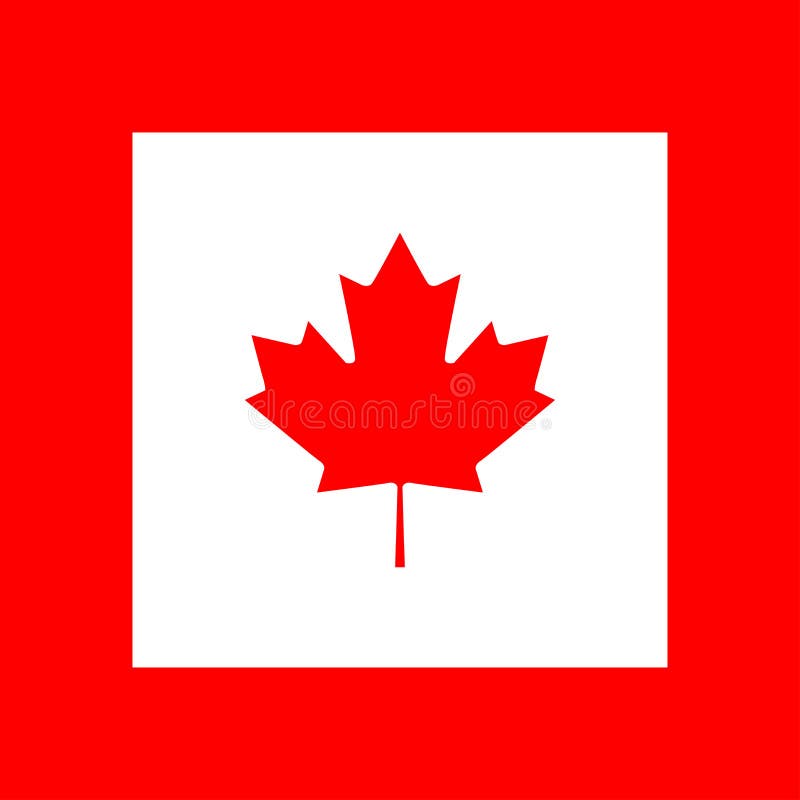 Canadian Flag Geometric Stock Illustrations – 319 Canadian Flag ...