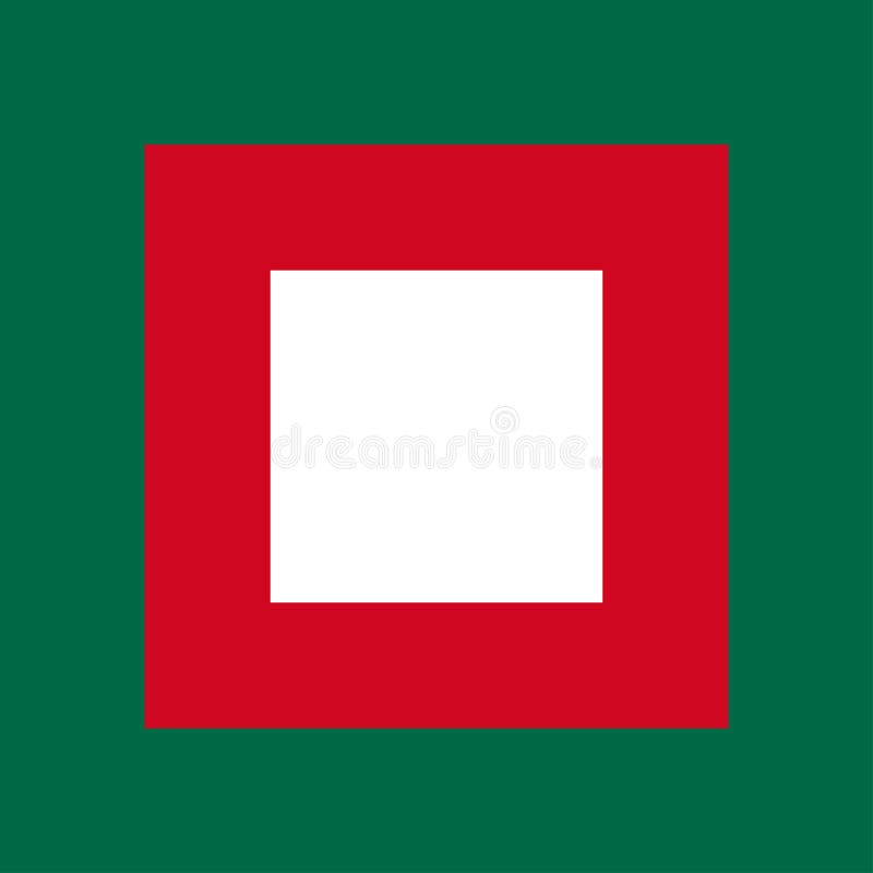 Mexico Flag Colors Mexican Square Tile Decoration Stock Illustration ...