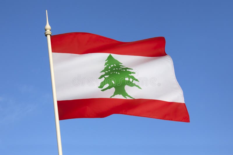 Bandiera Del Libano - Medio Oriente Immagine Stock - Immagine di arabo ...