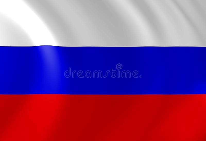 Bandiera russa illustrazione di stock. Illustrazione di patriota - 6243836