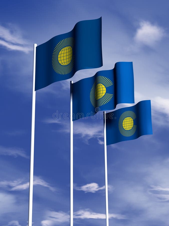 Bandiera del Commonwealth illustrazione di stock. Illustrazione di ...