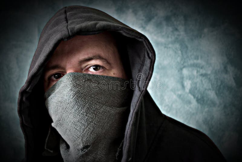 Bandiet stock foto. Image of vermomming, radicaal, terrorist - 14138190