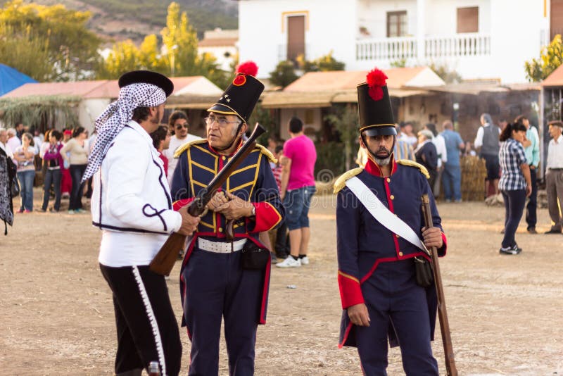 Bandiet met militairen redactionele stock foto. Image of bandiet - 27258478