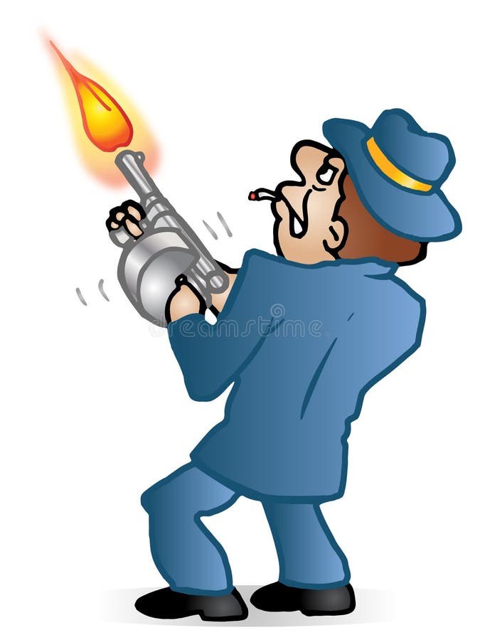 Bandit illustration stock. Illustration du canon, meurtre - 12902020