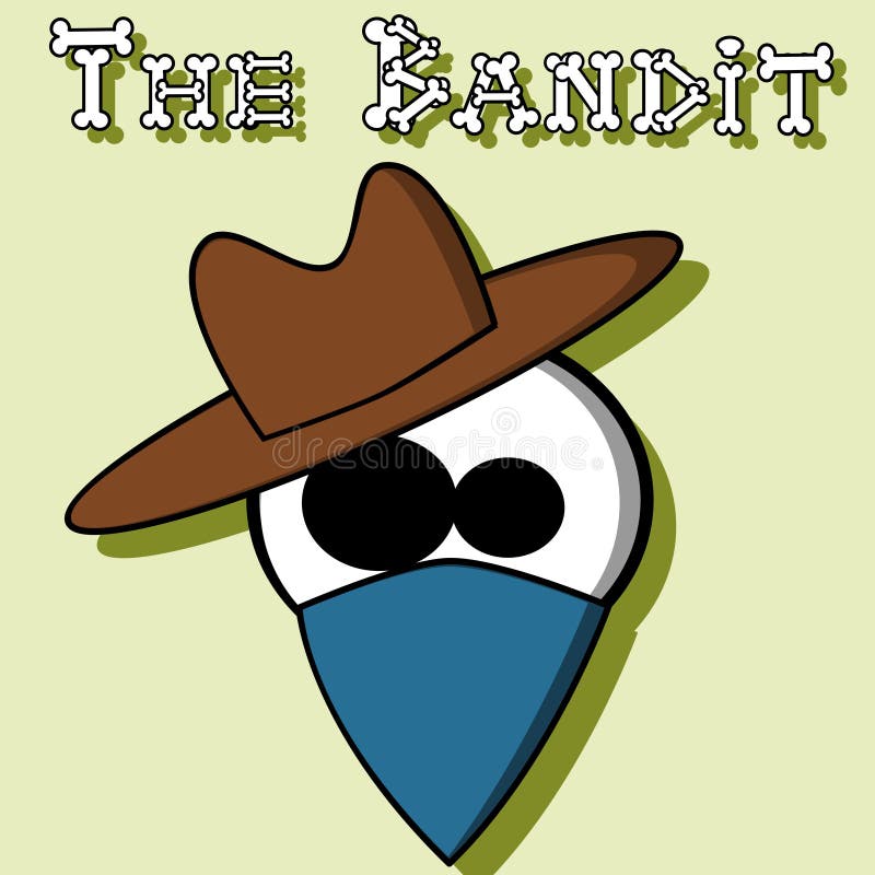 The Bandit stock illustration. Illustration of thief, illustrations ...