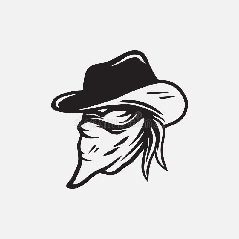 Bandit Drawing Illustration Stock Vector - Illustration of bull ...