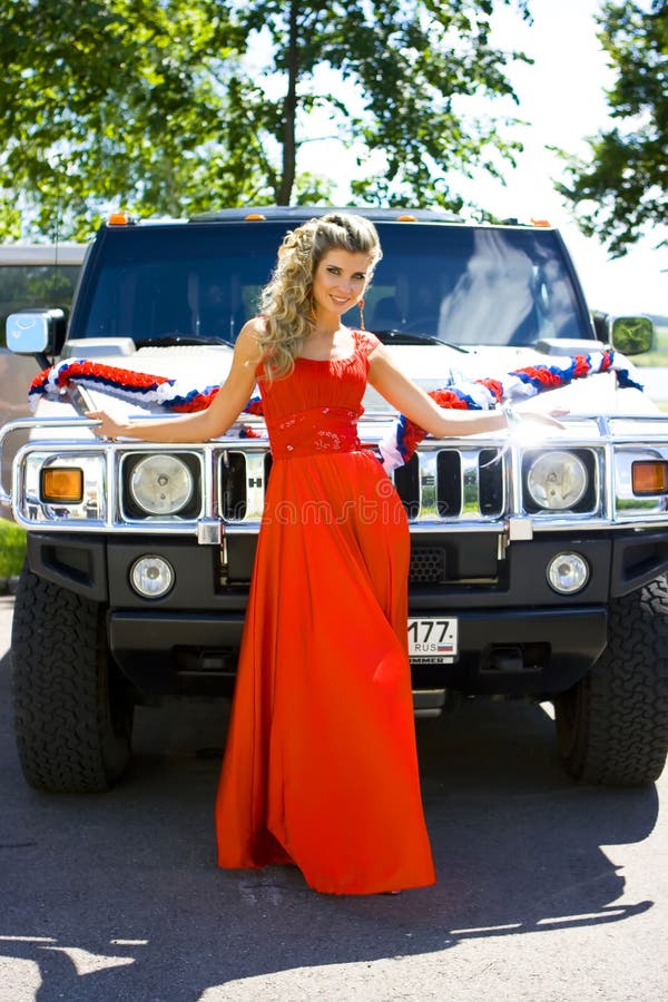 Bandit girl stock image. Image of wedding, hummer, smiling - 6758863