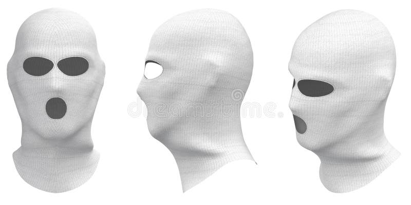 Bandit Mask. Terrorist Mask Stock Illustration - Illustration of danger ...