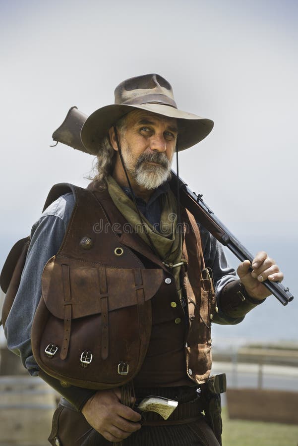 Bandito dei selvaggi West fotografia editoriale. Immagine di ...