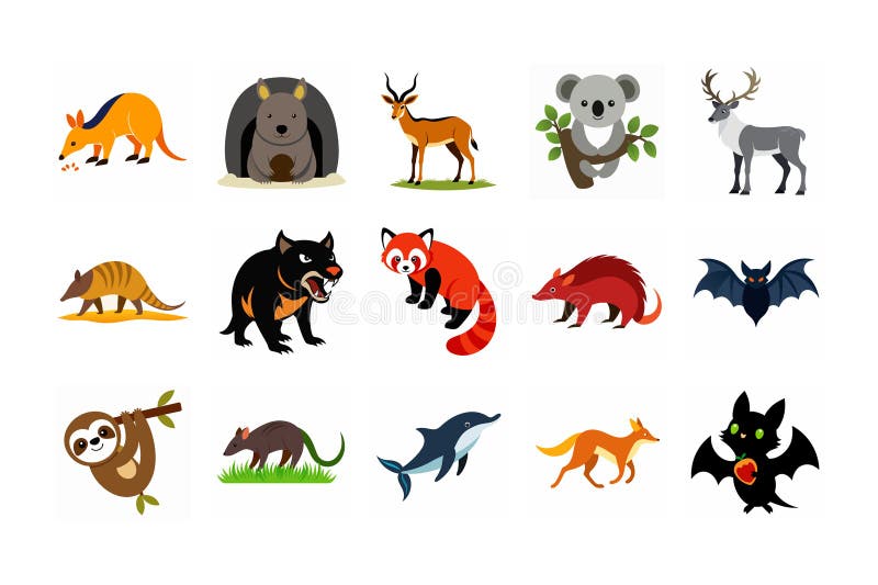 Bandle Other Mammals Animal Vector, Wildlife Illustration Stock Vector ...