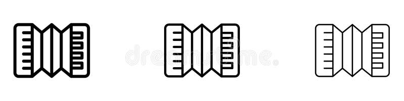 Bandoneon Instrument Icon Vector Stock Illustration - Illustration of ...