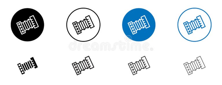 Bandoneon Instrument Icon Vector Stock Vector - Illustration of event ...