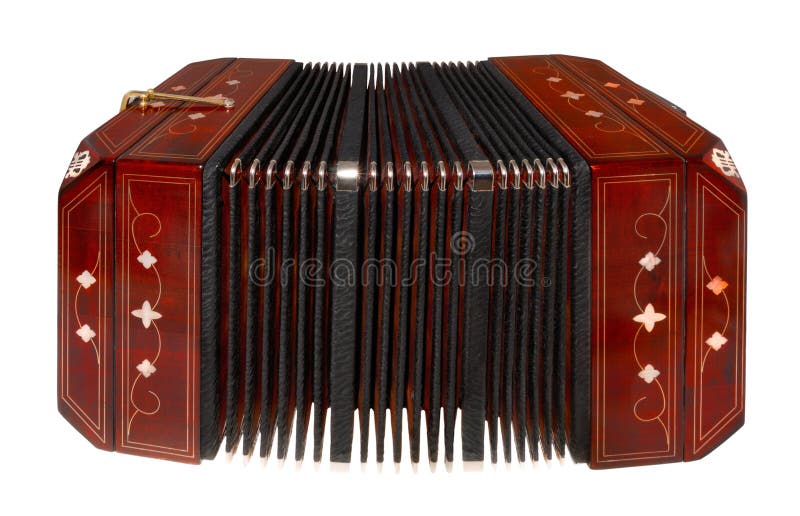 Bandoneon, Argentine Tango Instrument, Isolated Stock Image - Image of ...