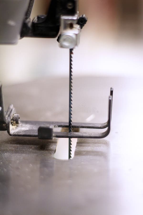 Scroll Saw Blade Macro stock photo. Image of cutting - 38809456