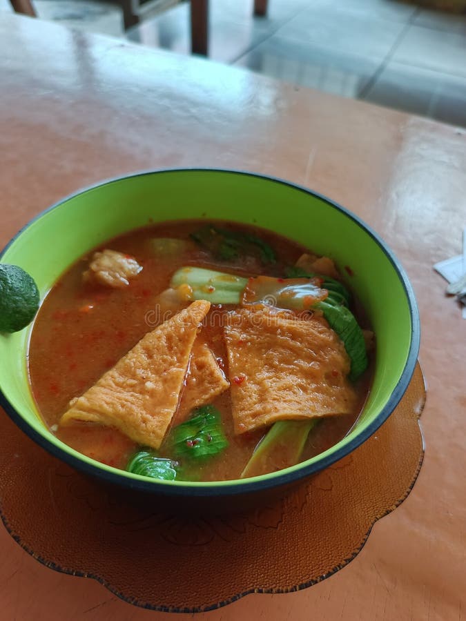 Bandung Special Food Spicy Seblak Stock Image - Image of food, bandung ...