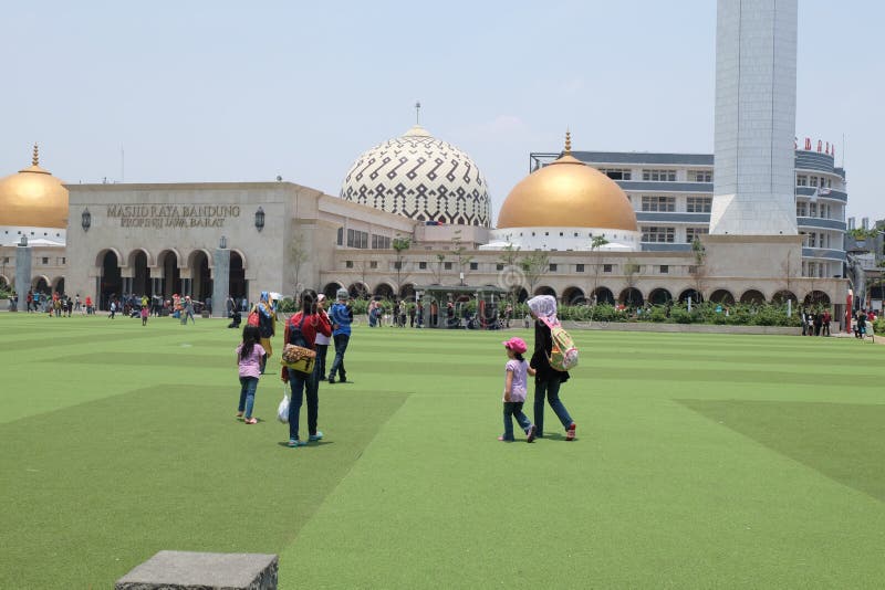 Bandung, West Java, Indonesia, October 14, 2013, People Walking in the ...