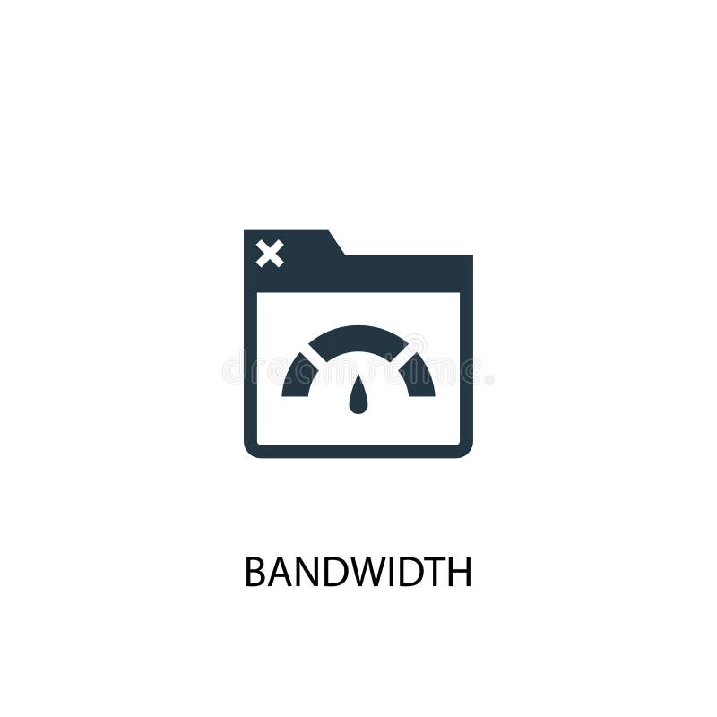Bandwidth Icon. Simple Element Stock Vector - Illustration of arrow ... Bandwidth Icon. Simple Element Stock Vector - Illustration of arrow ...