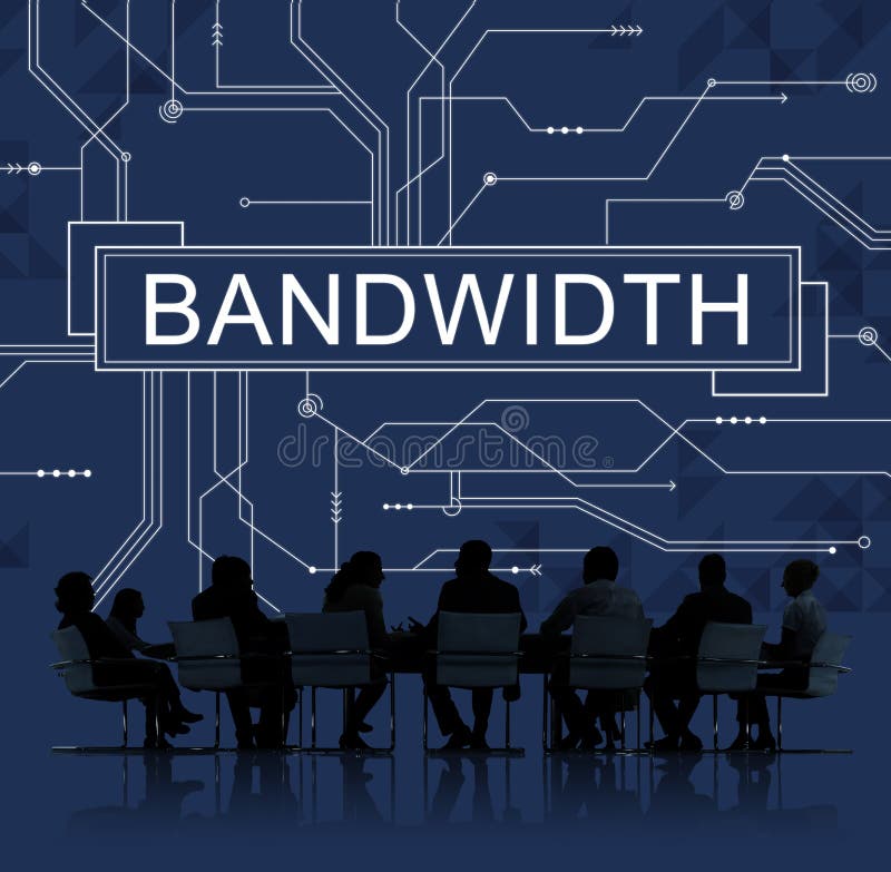 Bandwidth Internet Online Connection Technology Concept Stock Photo ...