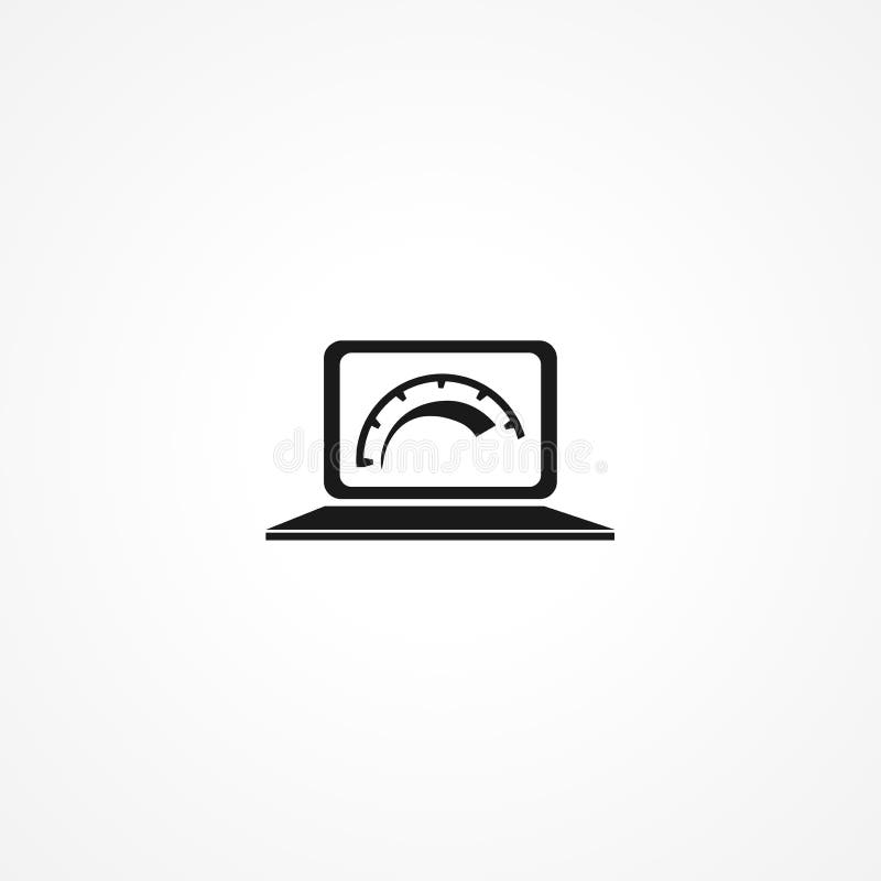 Bandwidth, Internet Speed Simple Isolated Icon. Bandwidth, Internet ...