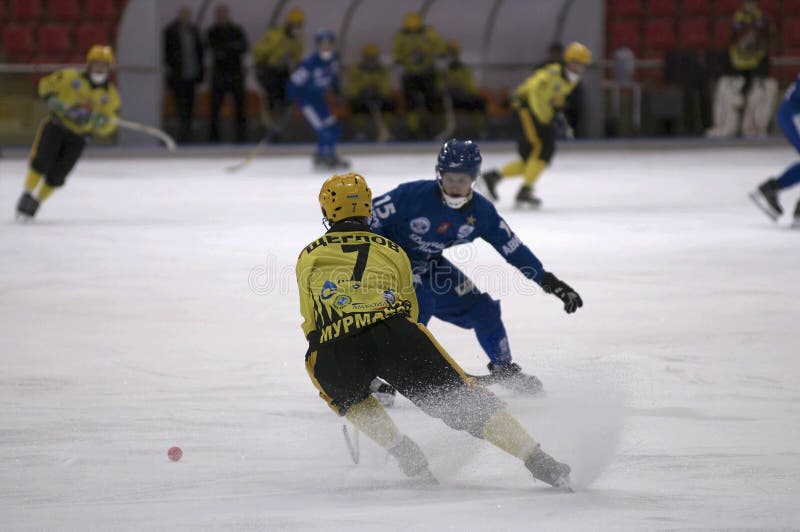 Forward in bandy editorial stock photo. Image of hockey - 23510398