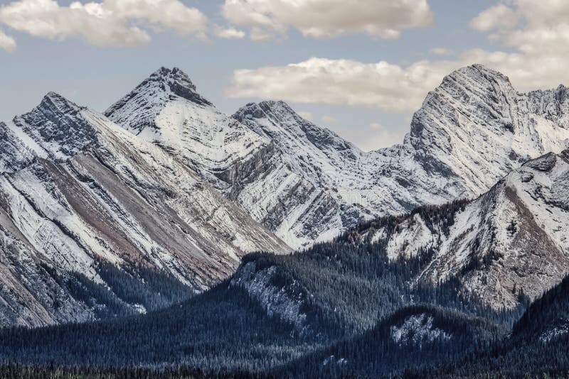Banff Mountain Peaks stock photo. Image of calgary, park - 246397834