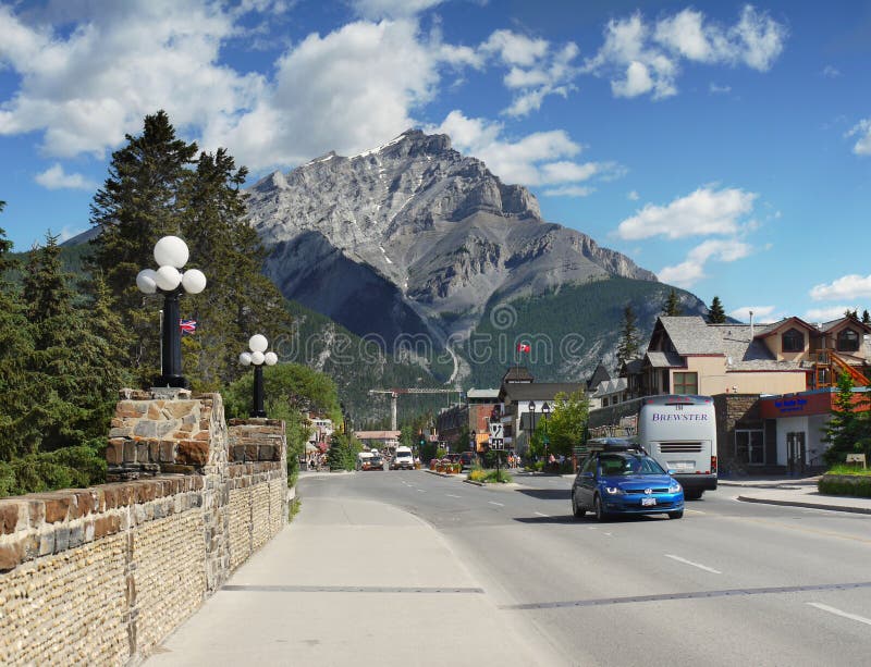 Banff Town editorial stock image. Image of banff, shops - 58151799