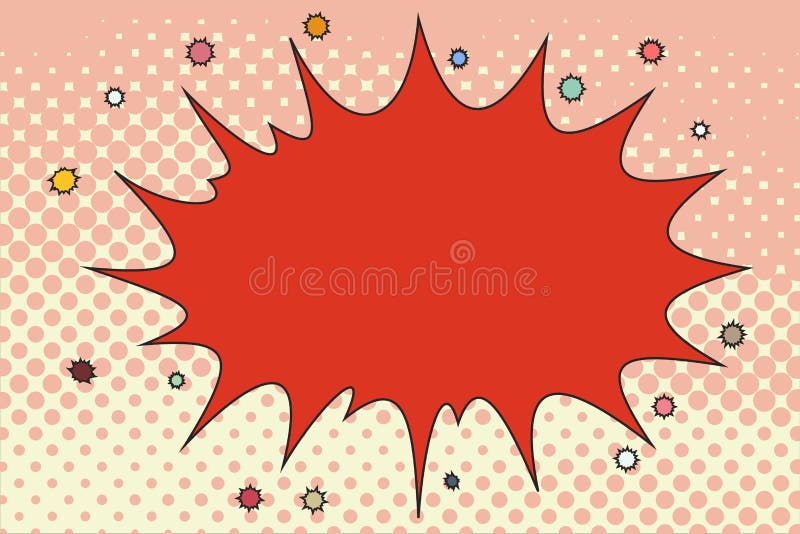 Bang Bubble Balloon Boom Background. Icon Stock Vector - Illustration ...