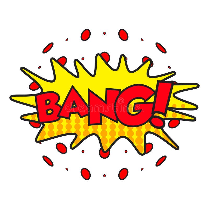 Bang Comic Sound Effects. Sound Bubble Speech with Word and Comic ...