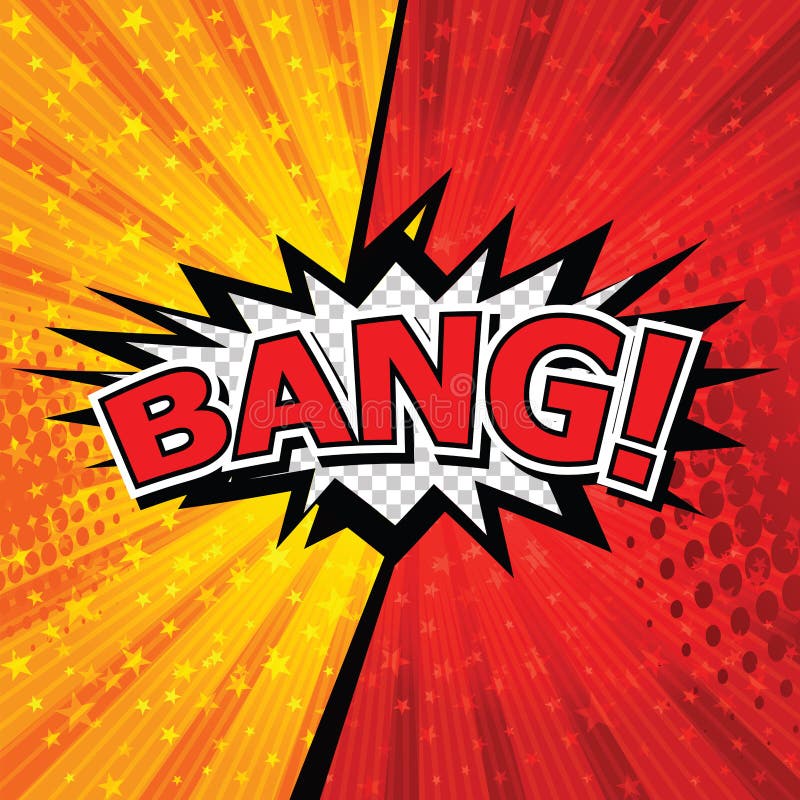 Bang! Comic Speech Bubble, Cartoon. Stock Vector - Illustration of ...