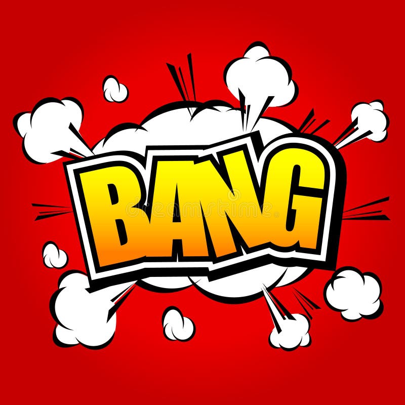 Bang! Comic Speech Bubble, Cartoon. Stock Vector - Illustration of ...