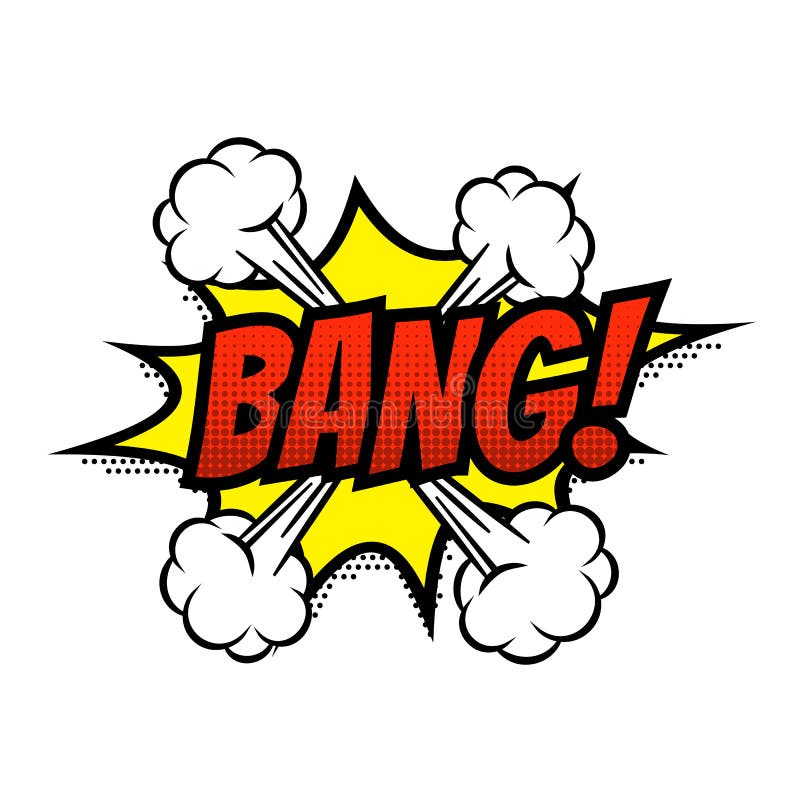 Bang Comic Text Bubble Vector Isolated Color Icon Stock Vector ...