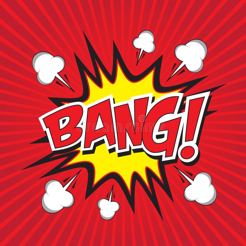 BANG! comic word stock vector. Illustration of bubble - 47729790