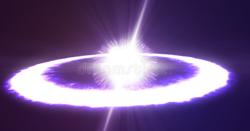 Bang Explosion of Galaxy, Planet Stars with Sparks of Fire Blast Wave ...