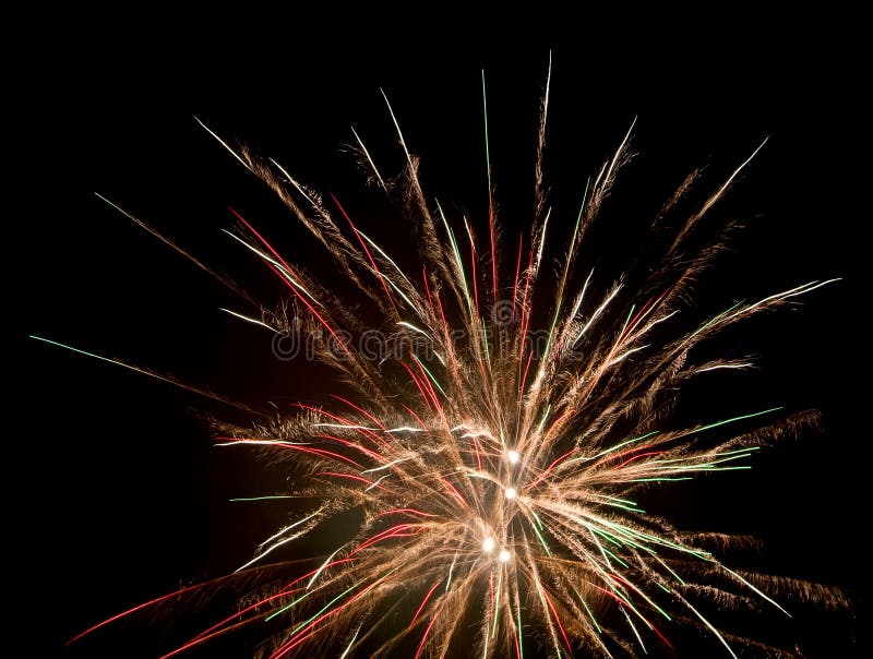Bang fireworks on a black stock photo. Image of orange - 111655014