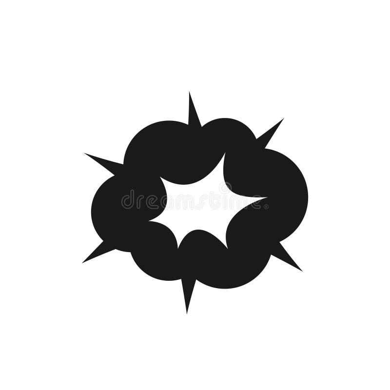 Bang Icon. Flash and Explosion Symbol Stock Vector - Illustration of ...